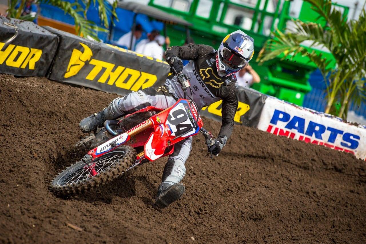 Ken Roczen beim Supercross Indianapolis wieder nicht auf dem Podium