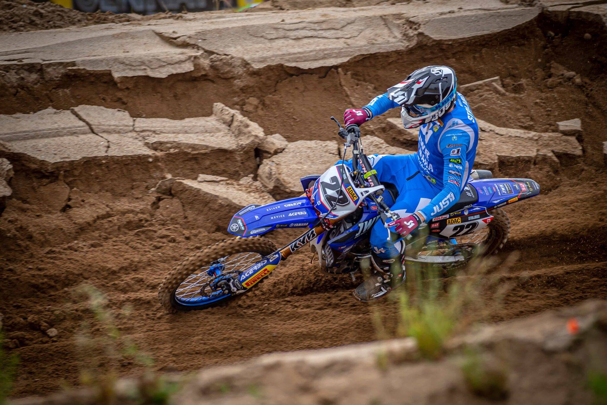 Kevin Strijbos siegt bei den ADAC MX Masters in Tensfeld