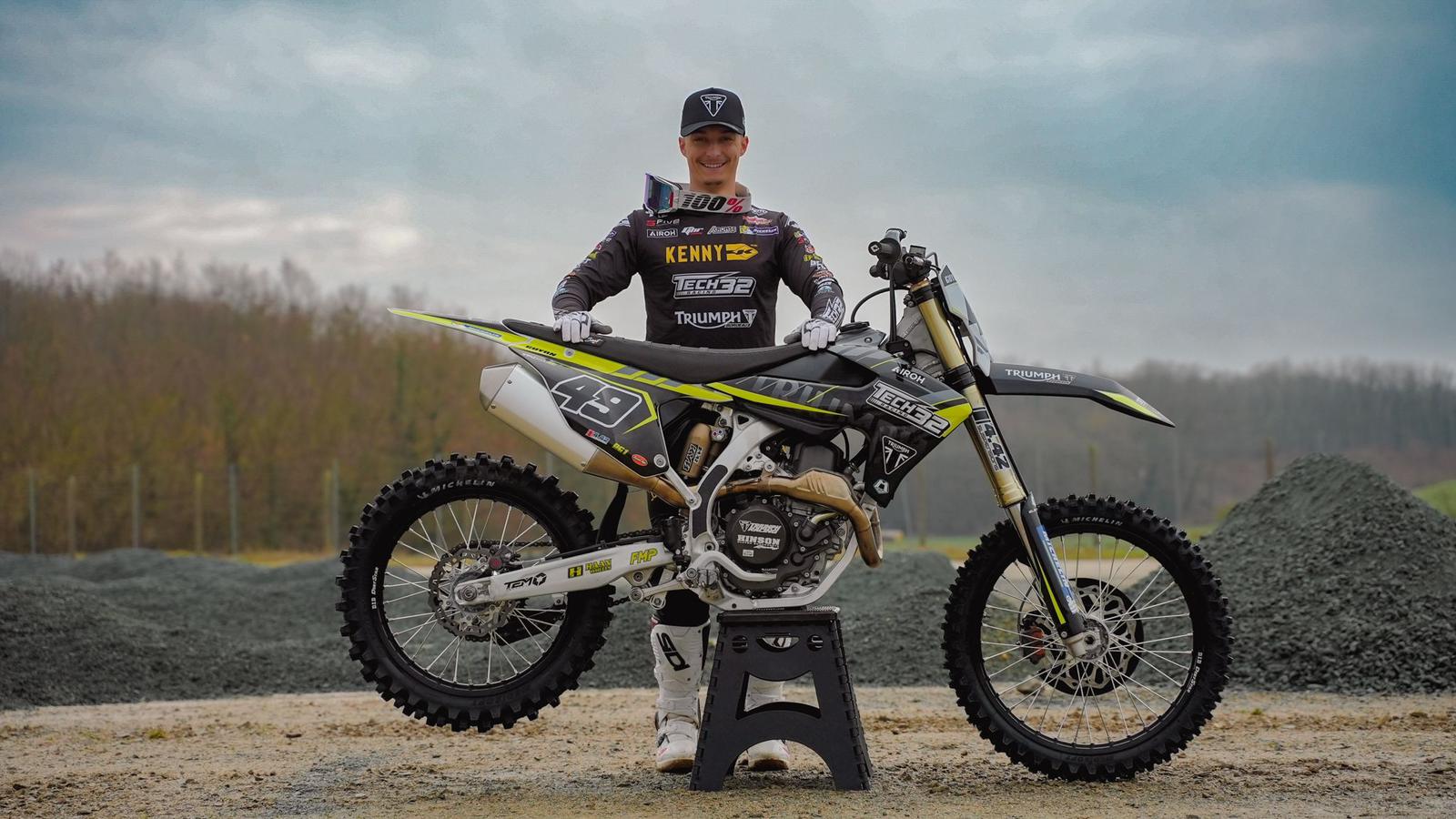Tom Guyon wechselt zu Triumph und tritt auf der TF 450-RC an